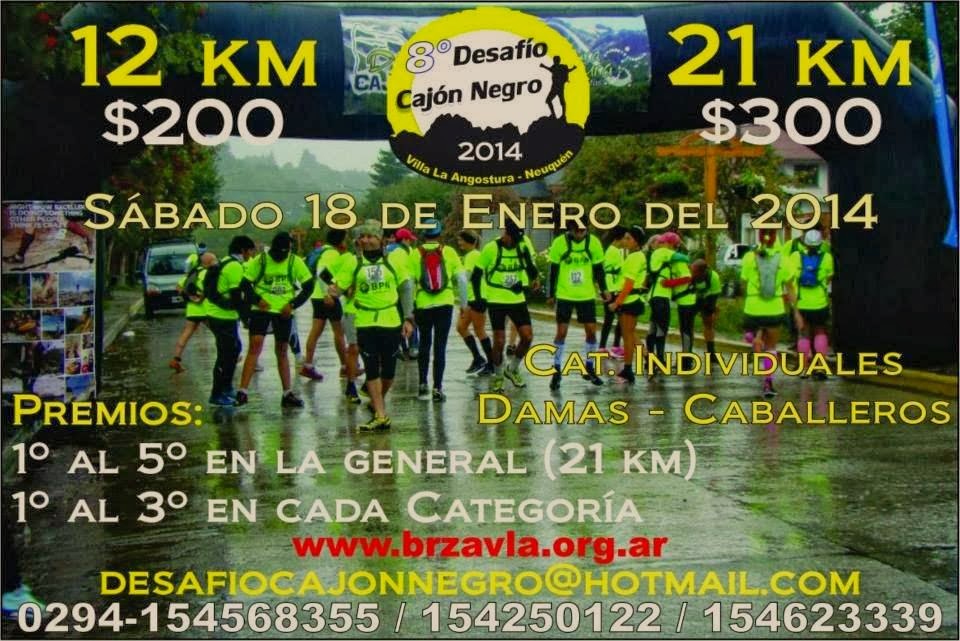 Volantes de carreras: VIII Desafio Cajon negro 21K 12K competitivos ...