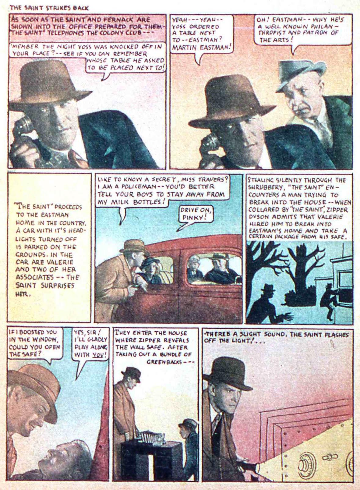 Four-Color Shadows: The Saint-Starring George Sanders-1939