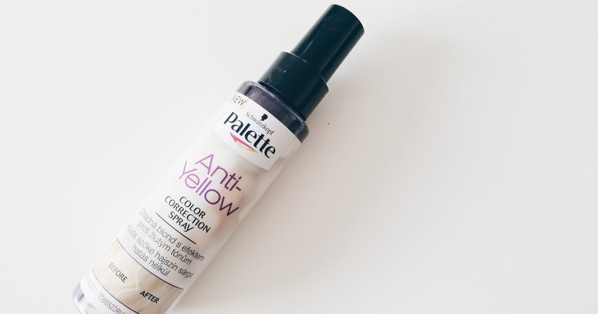 Schwarzkopf Palette: Anti-yellow Color Correction Spray | The Annette Vogue