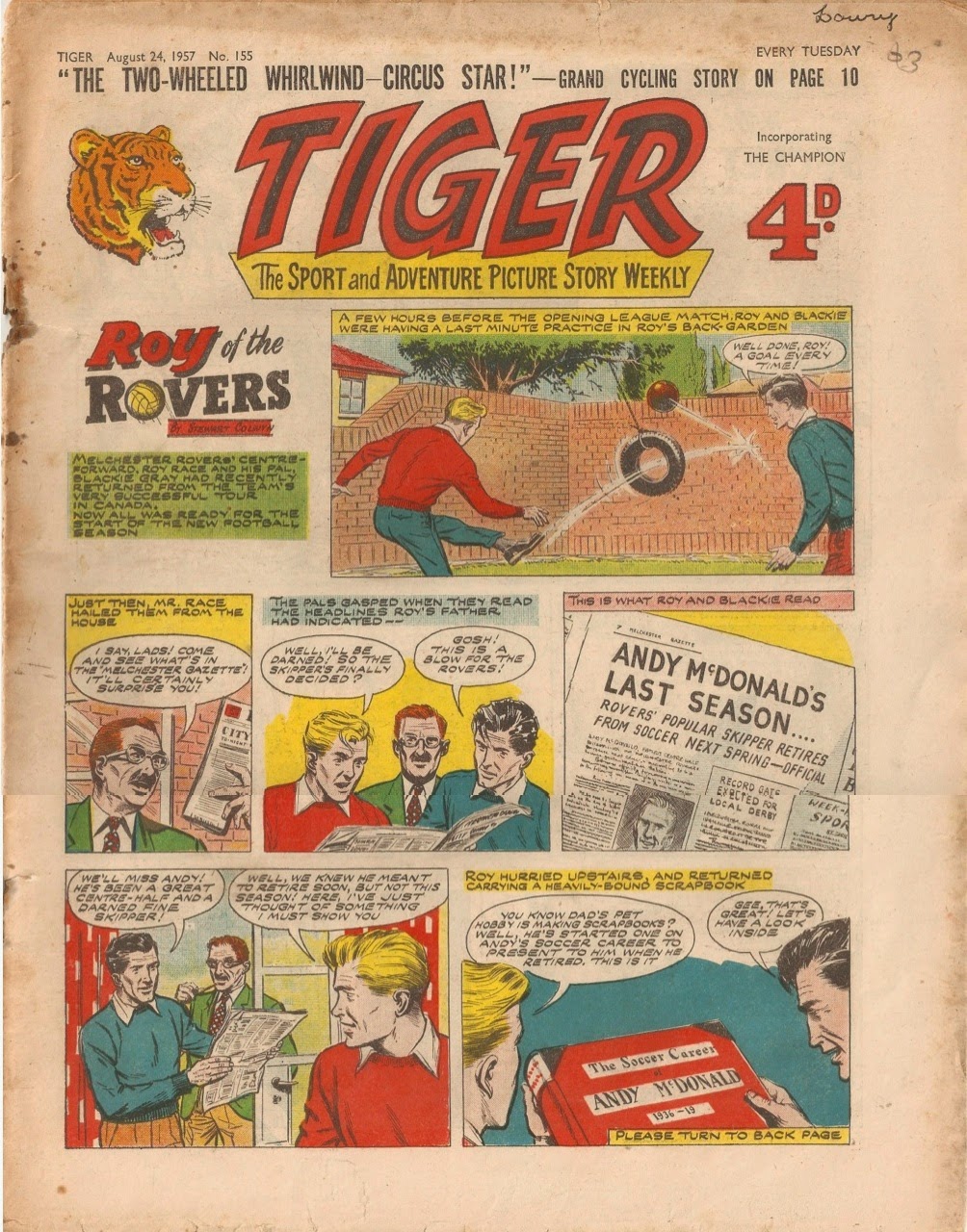 Wacky Comics!: Some Early Tiger Comics