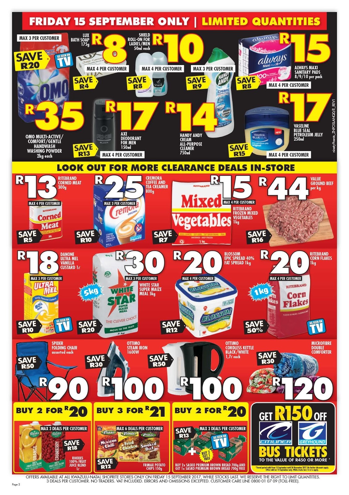 #BigRedFriday: KZN Shoprite Big Red Friday Is Back 50% off for one day ...
