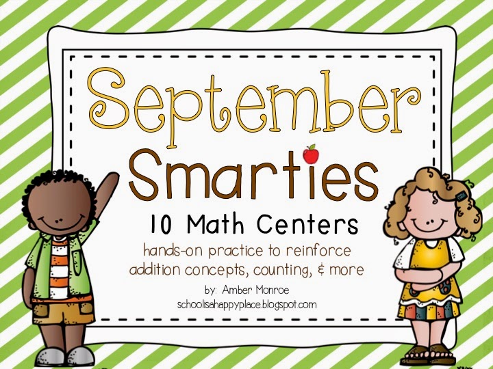 School Is a Happy Place: Back to School Math Ideas (Plus a Free Math ...