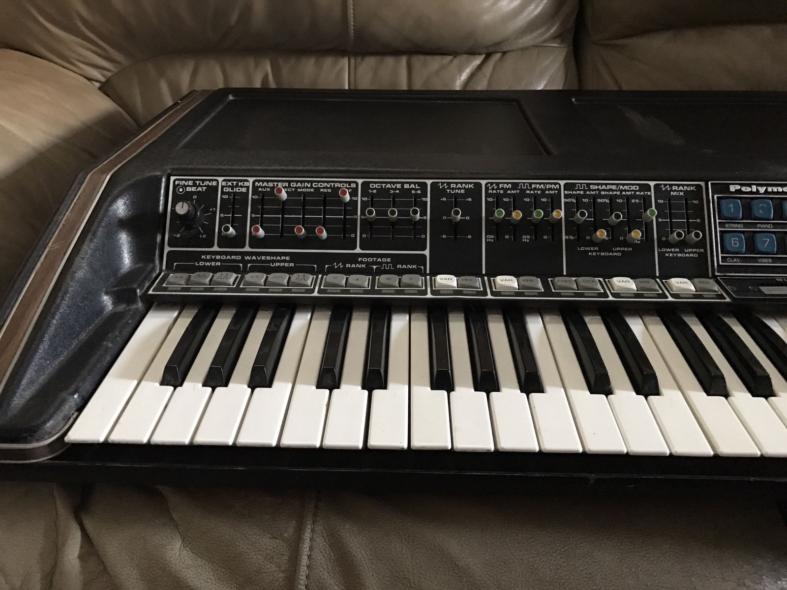 MATRIXSYNTH: Moog Polymoog 203a Polyphonic Analog Synthesizer