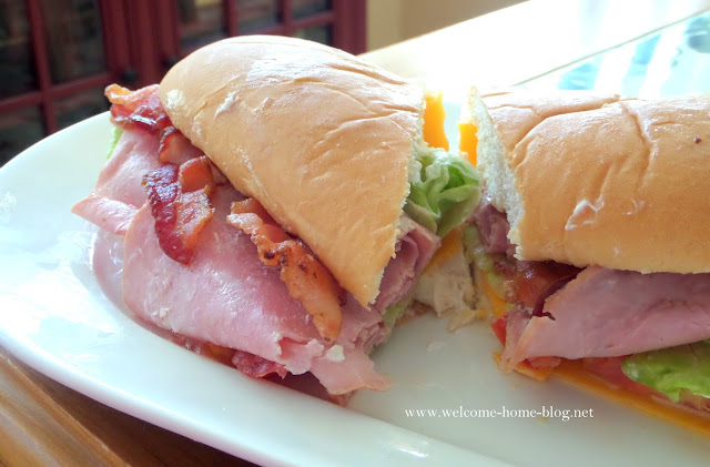 Welcome Home Blog: BLT Ham Sub