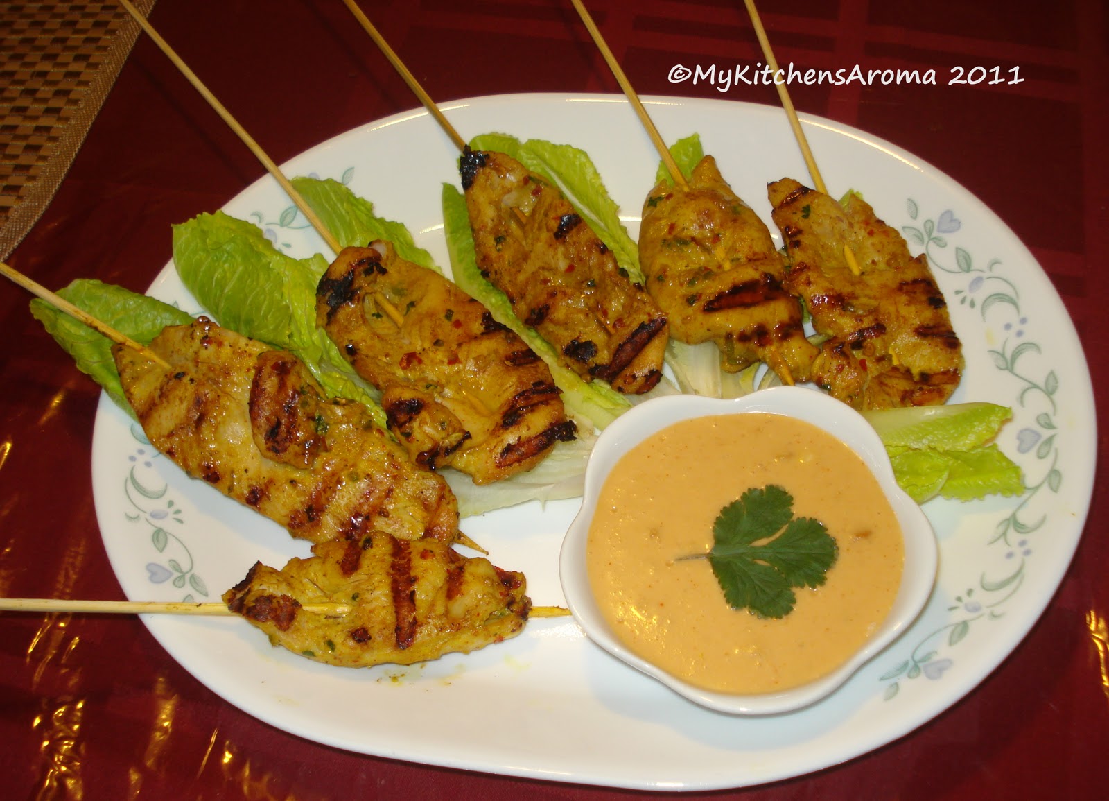 The Sizzling Pan: "Everyday Cooking"- Thai Chicken Satay with Peanut ...