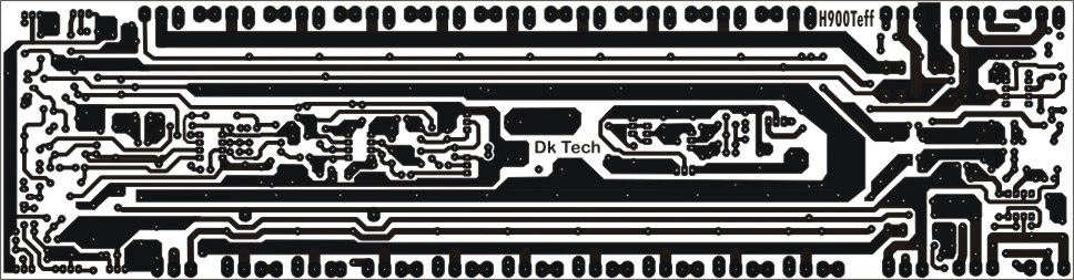 DK Tech PCB Audio Power AMPLIFIER: POWER AMP PART II