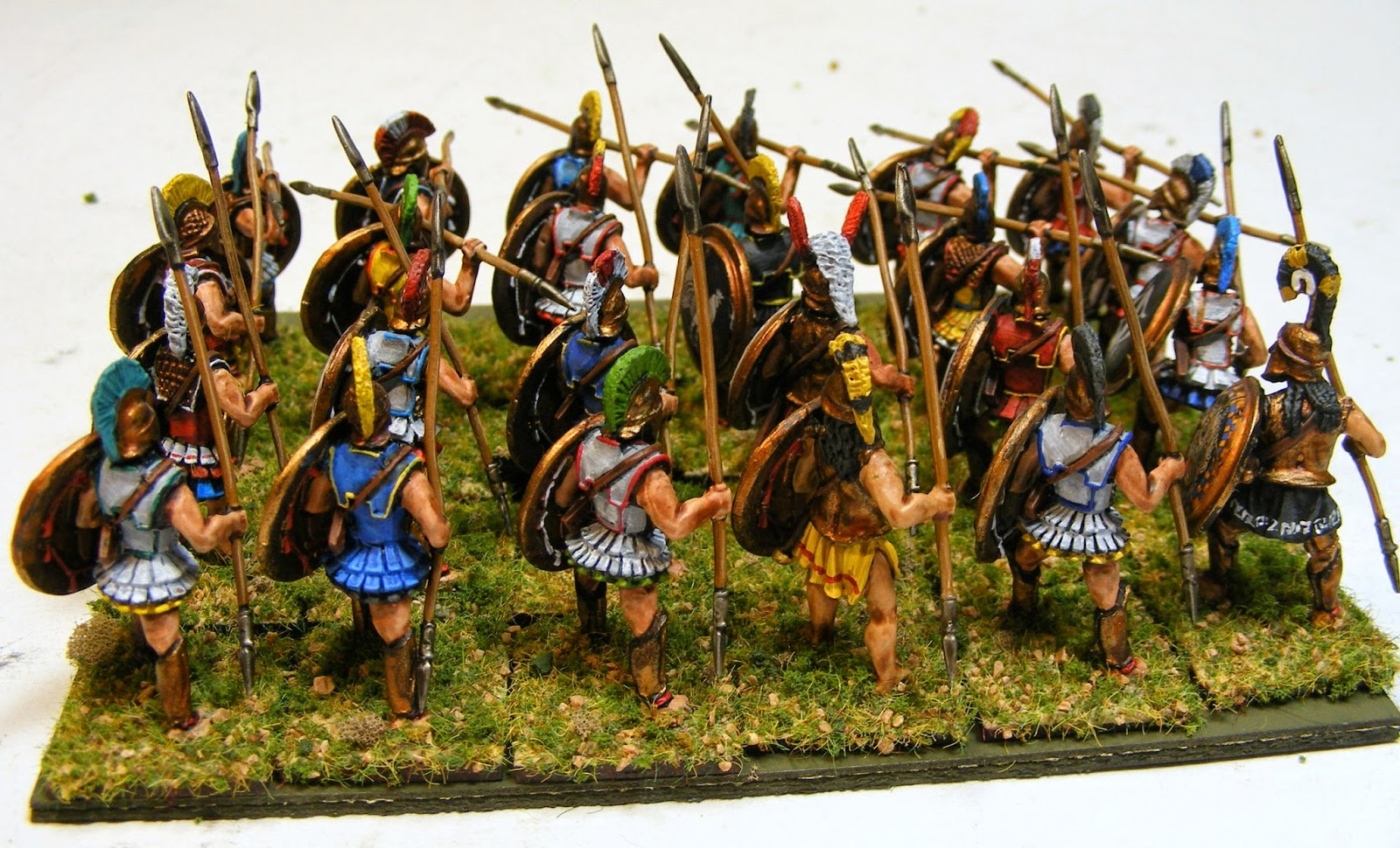 Evil Bob's Miniature Painting: 28mm Greek Hoplites