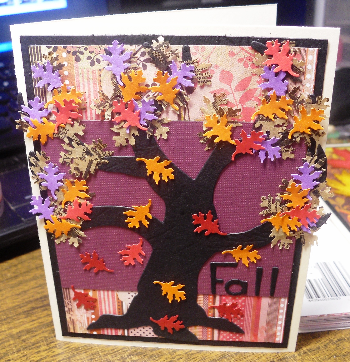 Clever Soiree: Fall Card Series - Card #2 - Fall Tree