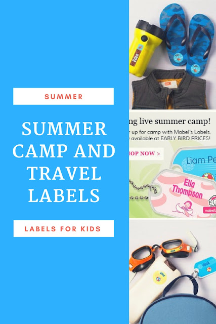 Travel Labels for Summer Camp