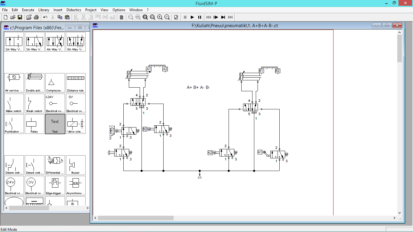 IeyL Site: Contoh Program Festo Fluid Sim : Pneumatik