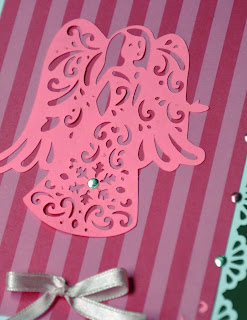 Scrappin' 2 baby girls: My Cricut Craft Room Angel Card