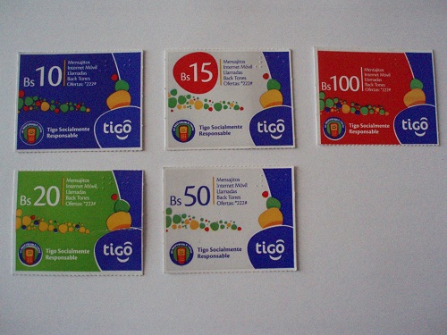 coleccionalejandro: Tarjetas de teléfono TIGO