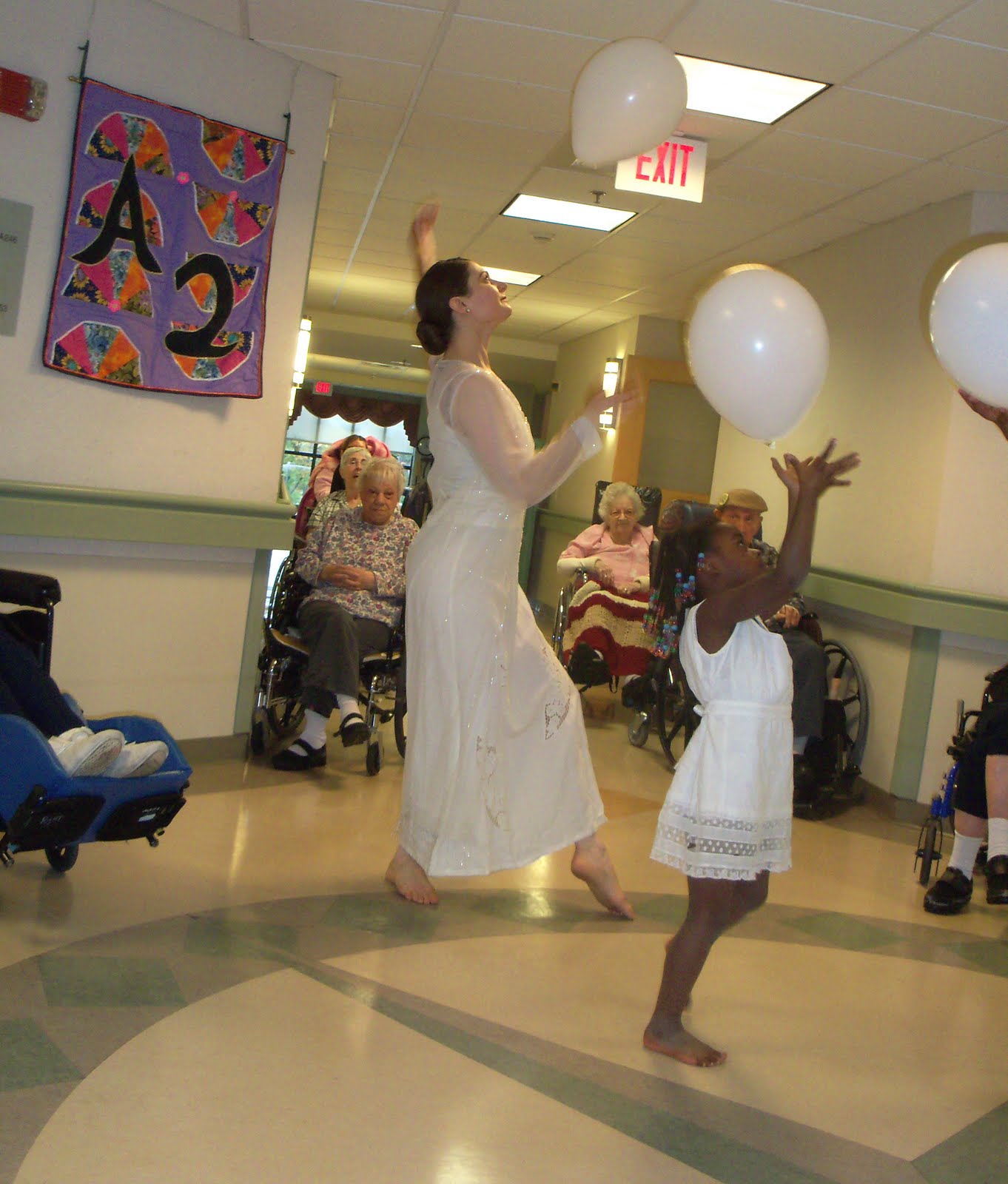 Symmetry of Grace: The Balloon Dance