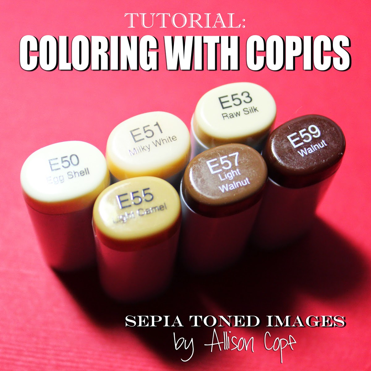 Power Poppy - The Blog: Coloring With Copics: Sepia Tones!