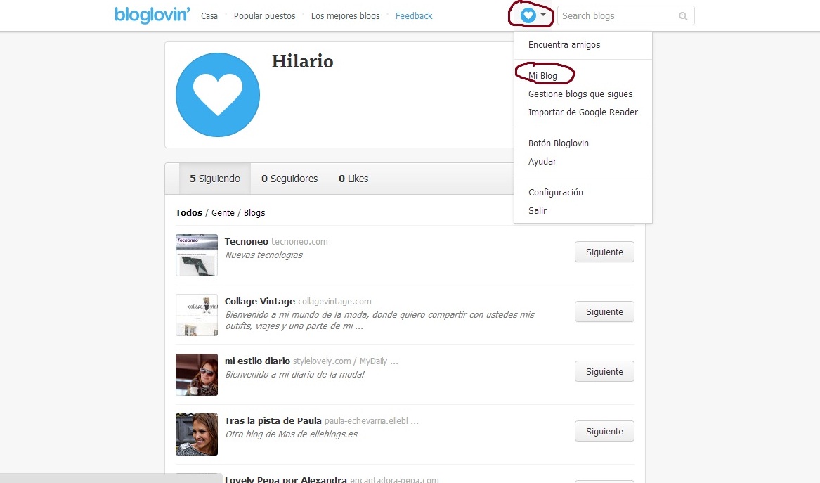 Tecnoneo: Tutorial Bloglovin' como empezar a usarlo