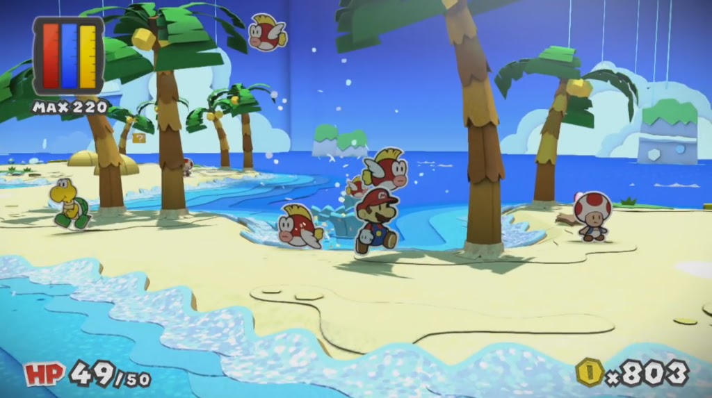 Paper Mario: Color Splash pinta um belo e digno cenário de despedida ...