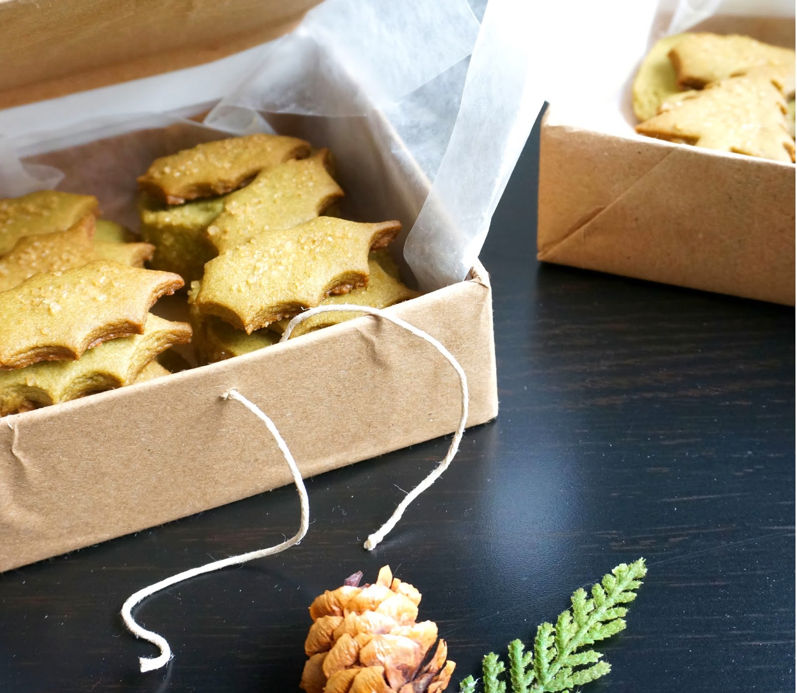 Miss Hangrypants: Matcha Green Tea Shortbread Cookies