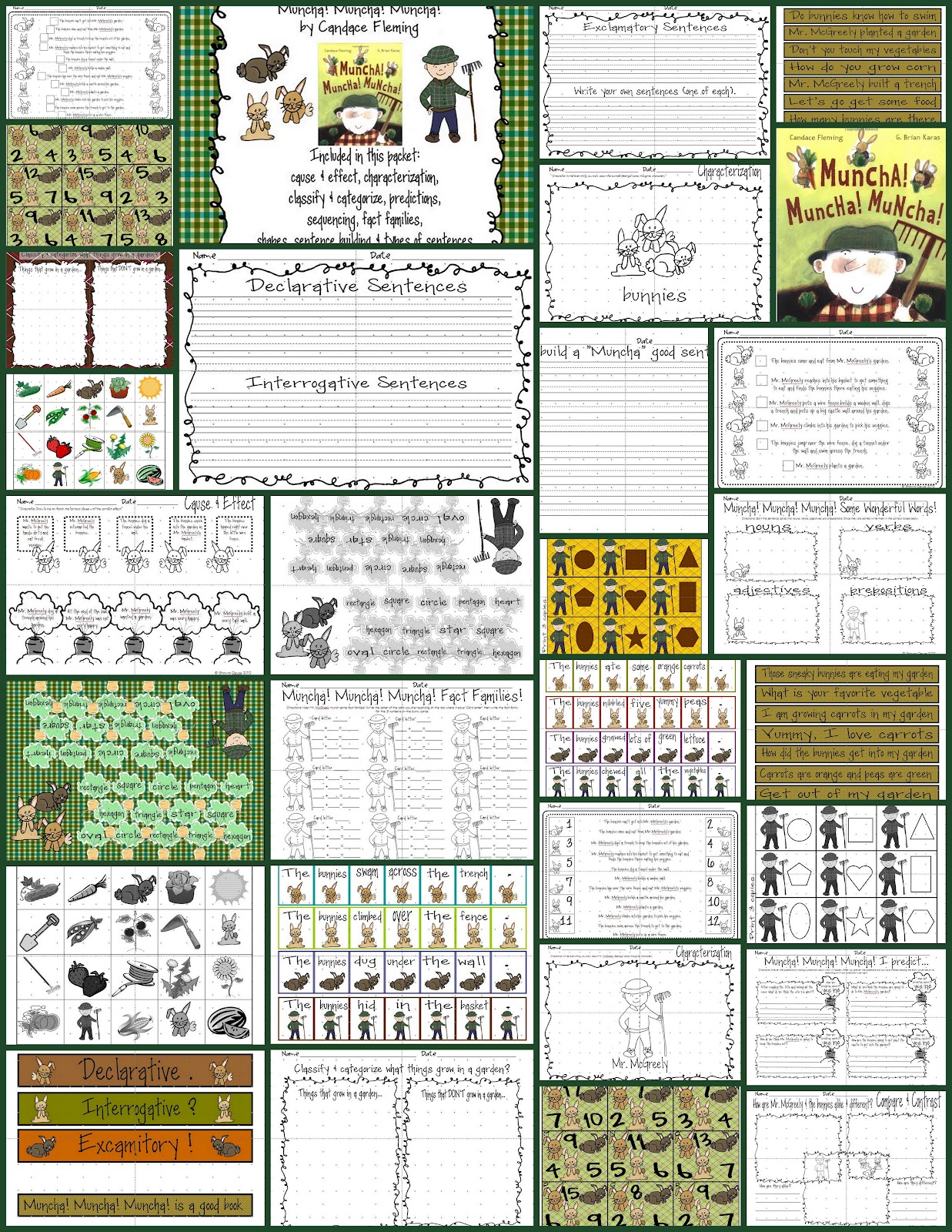 Muncha! Muncha! Muncha! by Candace Fleming - Teaching Ideas | The ...