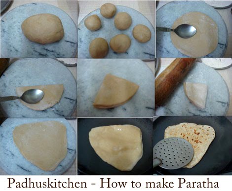 Paratha recipe-Plain Paratha-How to make Paratha | Padhuskitchen