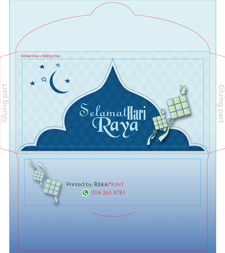 RekaPrint: Sampul Duit Raya 2017 (Tempahan Kini Dibuka)