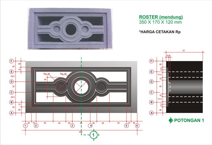 GRC ARTIKON: DESAIN dan GAMBAR DETAIL LOSTER