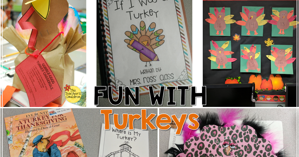 Fun Turkey Activities - freebies included! - Teacher by the Beach
