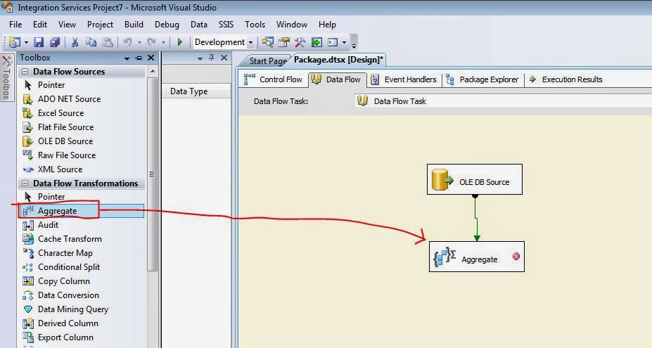 Passion for SQL: Aggregate task in SSIS