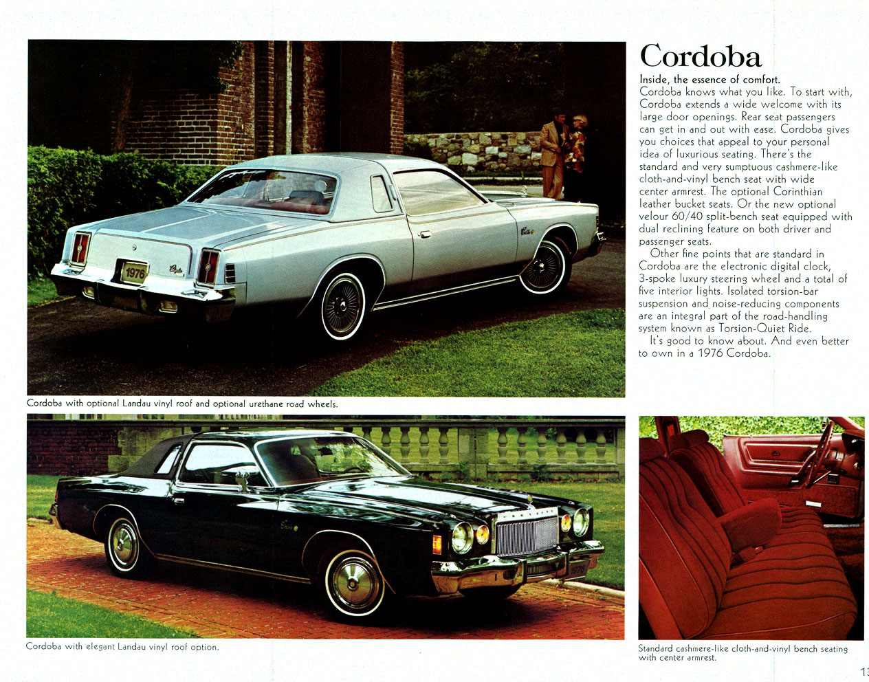 Car Style Critic: Chrysler Cordoba 1975-77 Classical Details