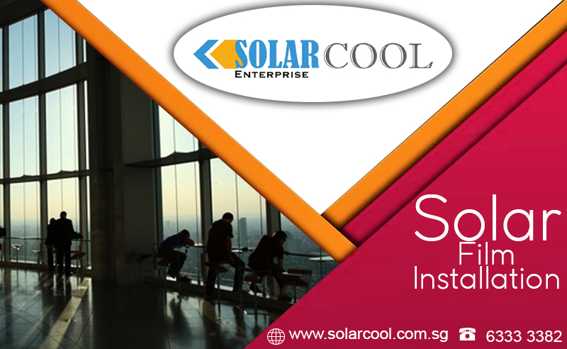 solar film installation