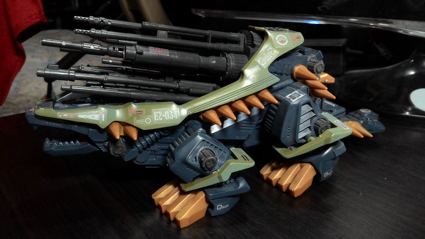 djao's TRIAL NO ERROR: Zoid Gun Blaster (RZ-052) Ankylosaurus Type