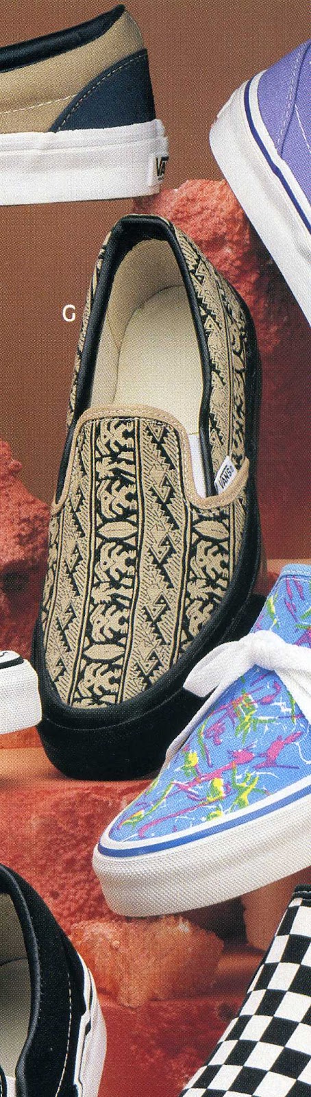 theothersideofthepillow: vintage VANS khaki aztec print era style #95 ...