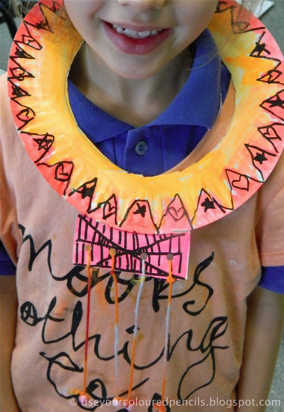 Use Your Coloured Pencils: Maasai Necklaces