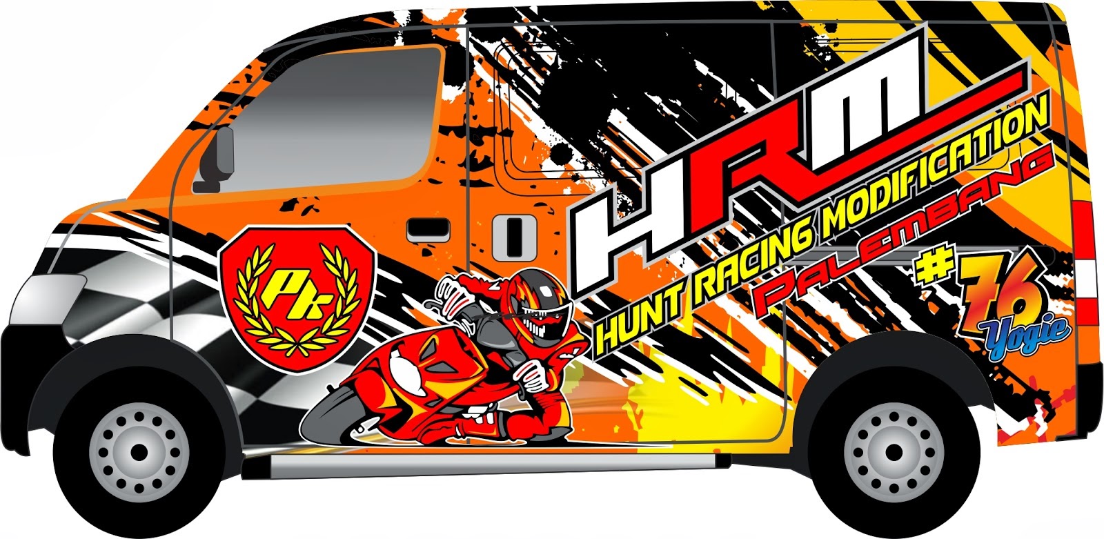 SABLON, DIGITAL PRINTING, BRANDING MOTOR: Racing Concept
