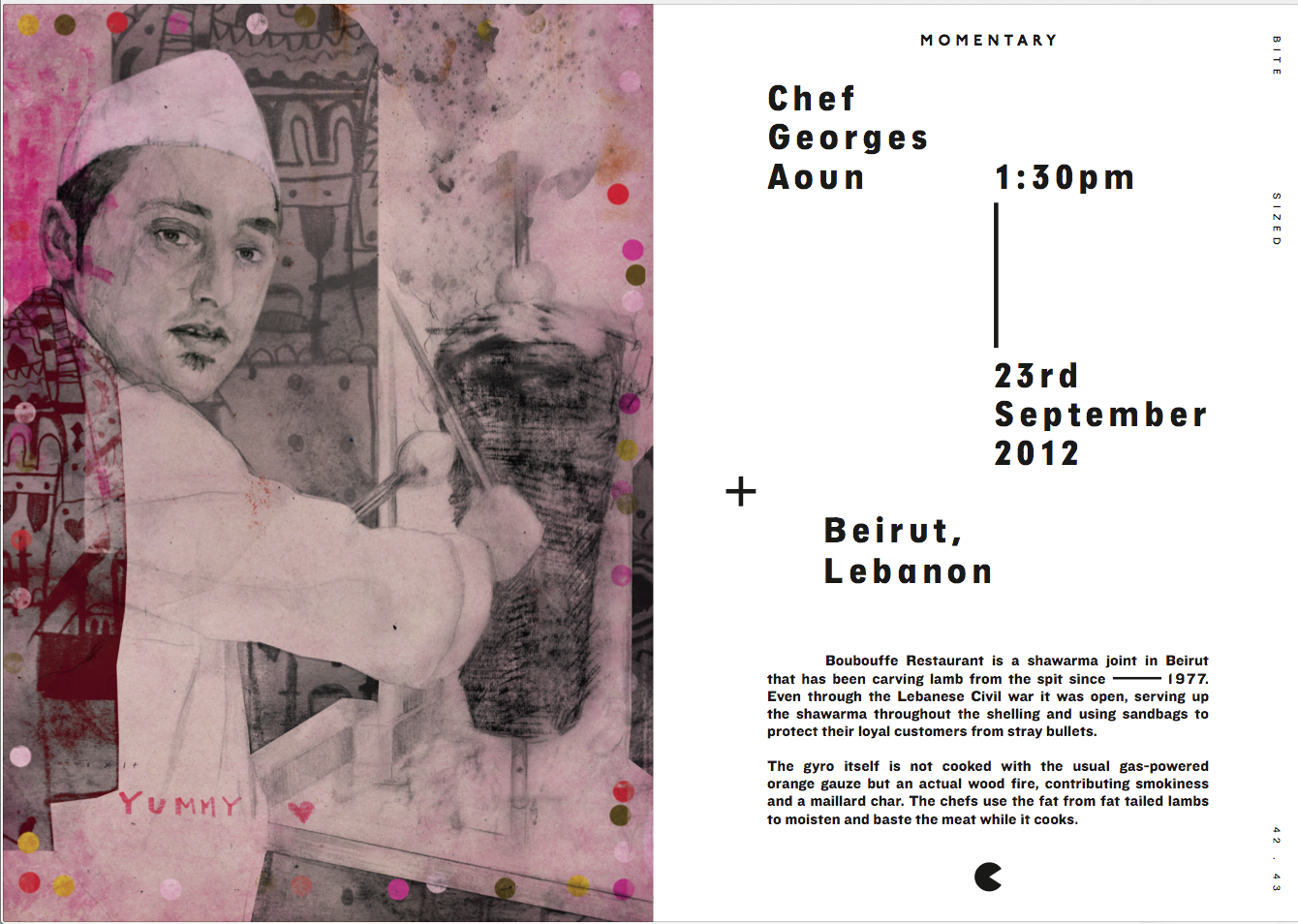 illustration and animation: Marco Wagner illustrates portraits of chefs ...