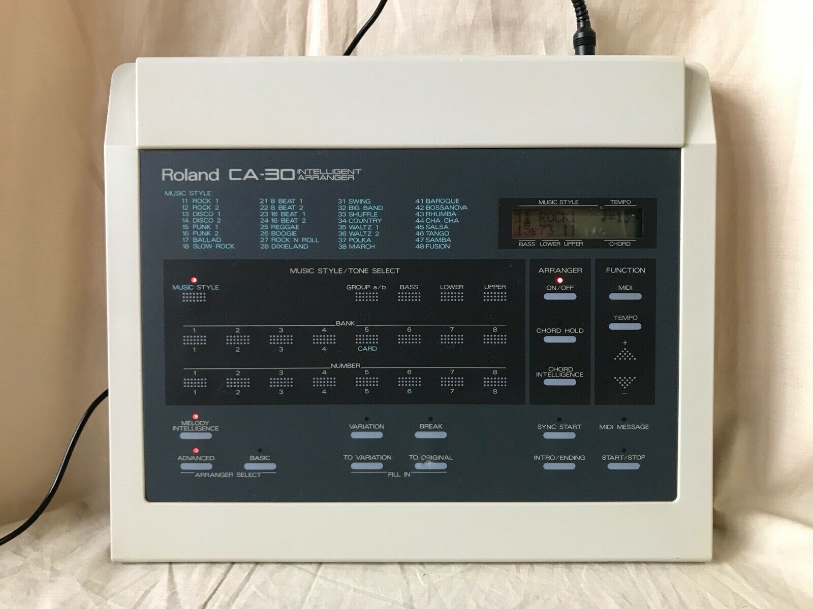 MATRIXSYNTH: Roland CA-30 Intelligent Arranger SN ZC65040