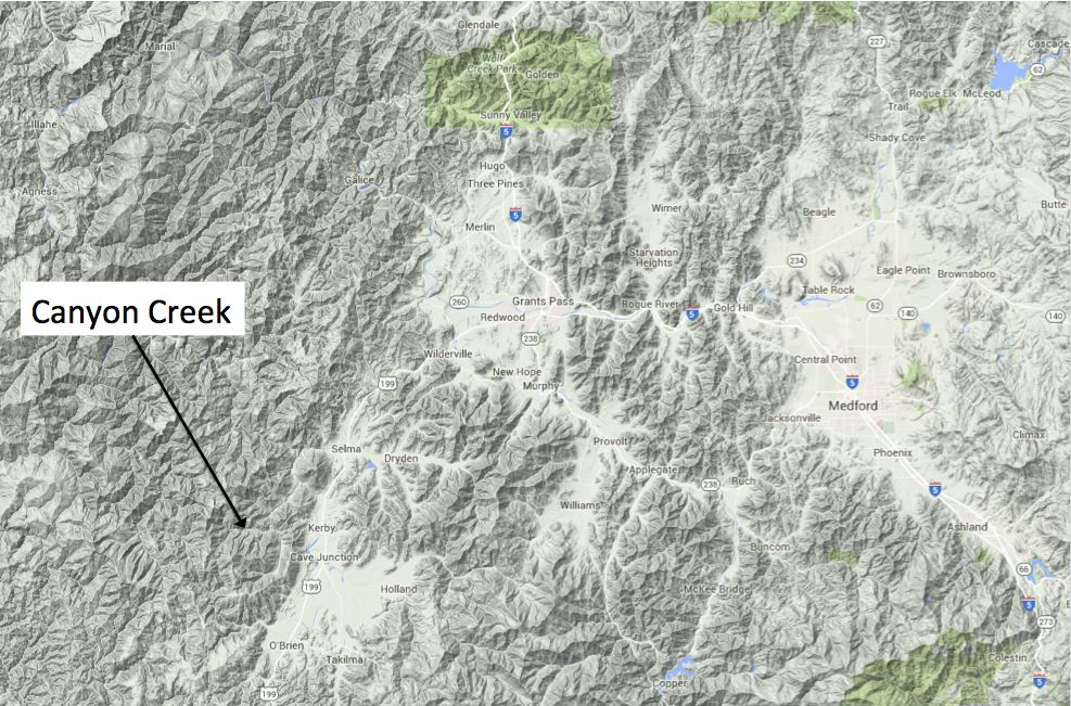 Into the Outside: Canyon Creek (Kerby, Oregon)