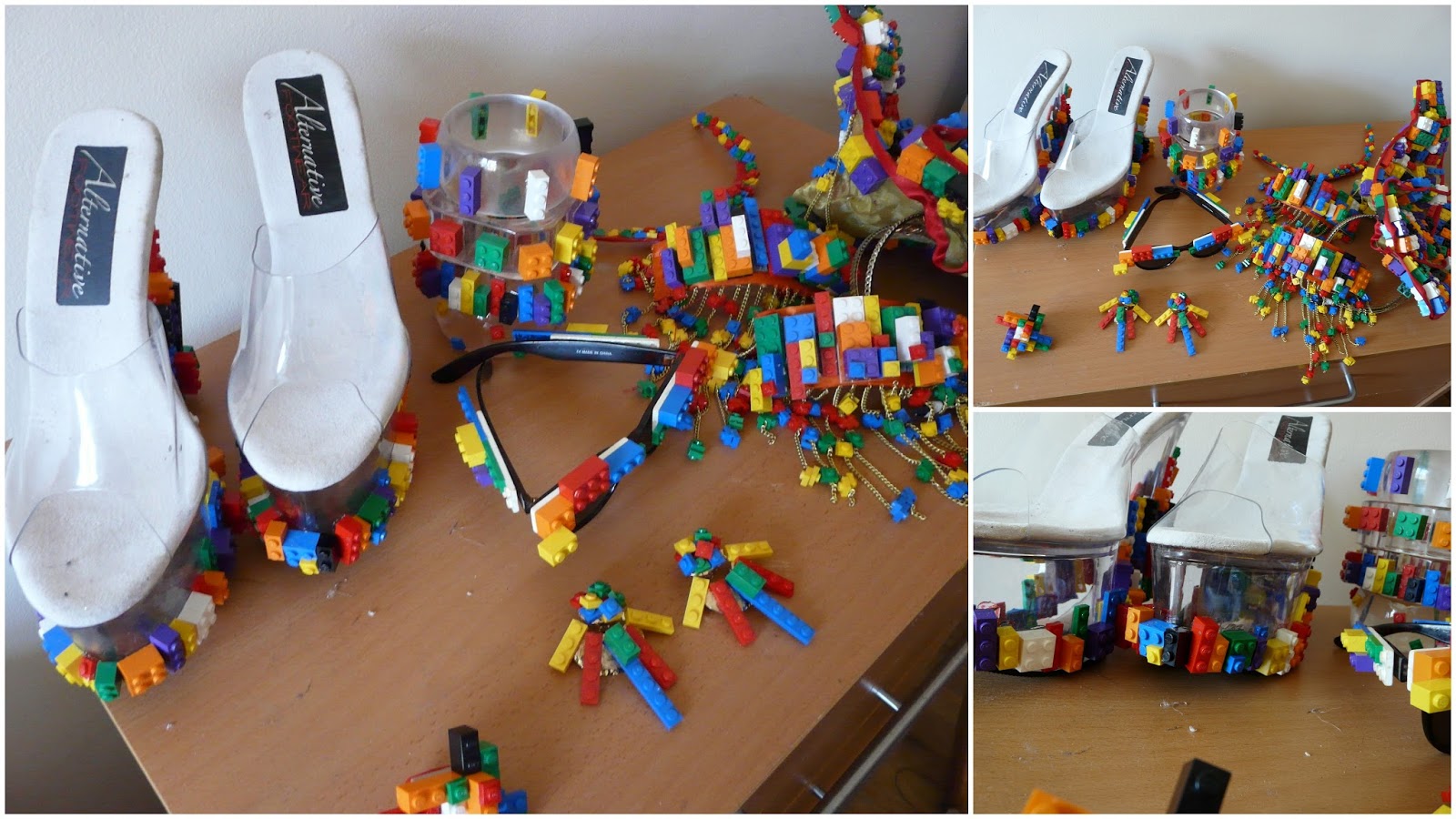 Cycle in Heels : THE LEGO DRESS FOR THE FASHION WEEK