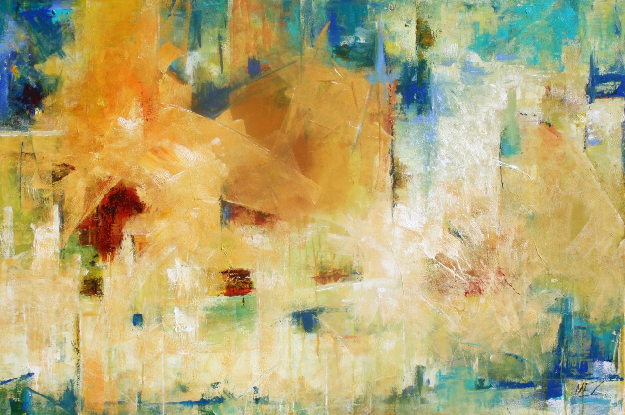 Elizabeth Chapman Art: Progression of an abstract painting.....