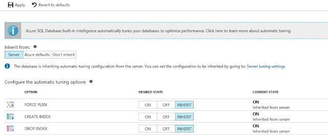 Azure Sql Database Automatic Index Tuning Sqlservercentral
