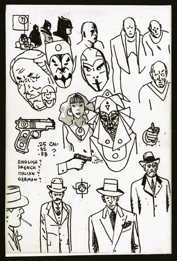 The ALEX TOTH archives: TOTH - Doodles, Undated.