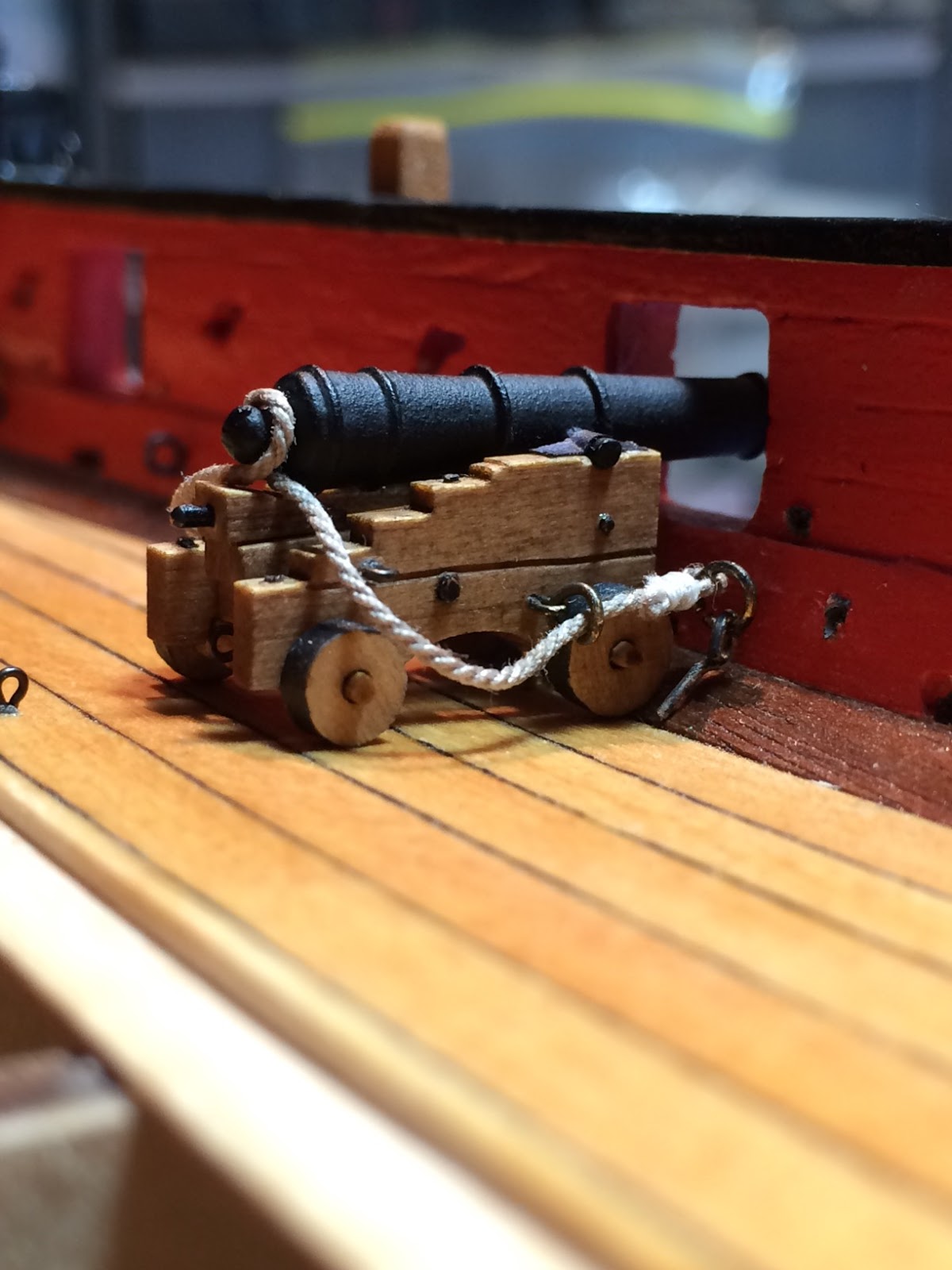 Armed Virginia Sloop 1768 10. - Rigging the gun carriages | Historic ...