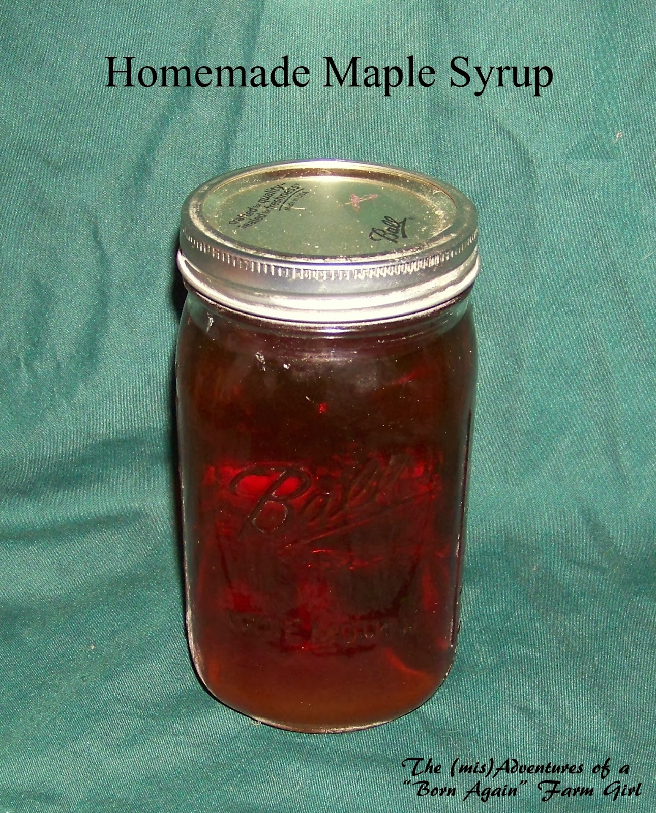 Maple Syrup - The (mis)Adventures of a Homesteadin' Mama