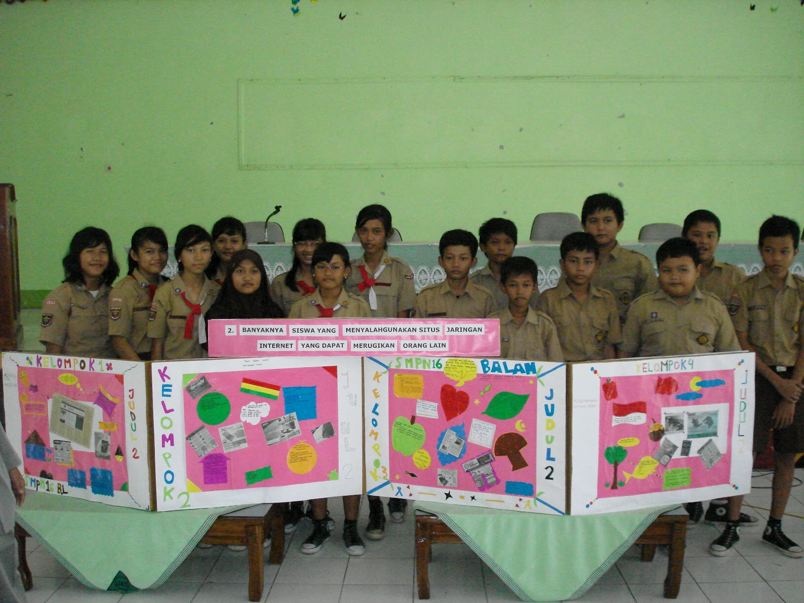 Showcase (Project Citizen) di SMP N 16 Bandar Lampung ~ Deep Blue Sea