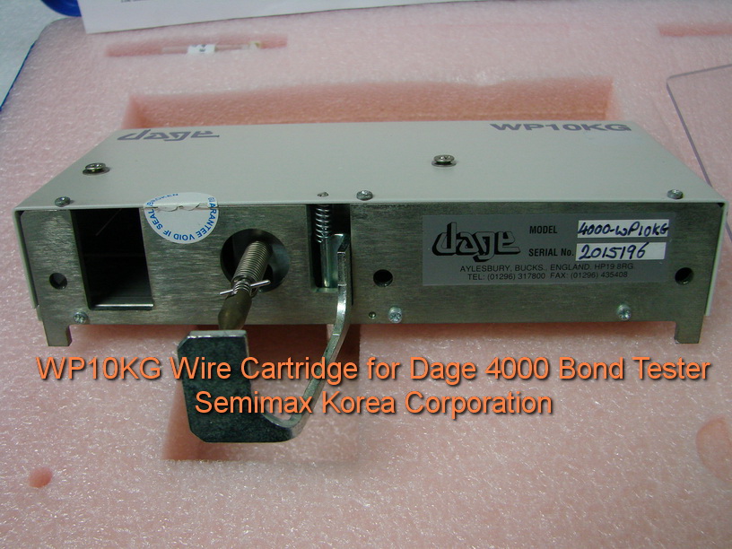 Semiconductor Equipment: WP10KG Wire Pull Cartridge for Dage 4000 Bond ...