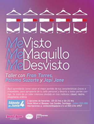 Participa en Taller Me visto Me maquillo Me desvisto | Quinta trends