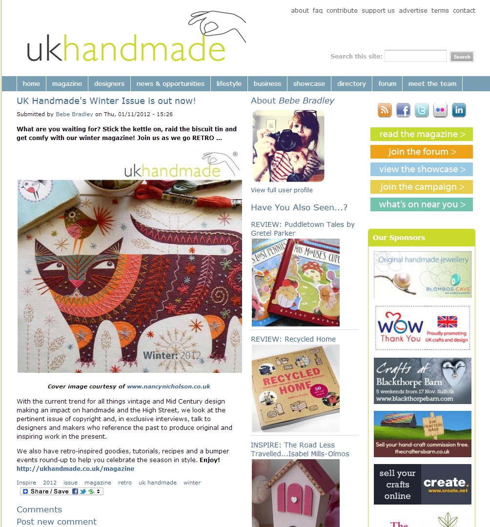 UK Handmade: ANNOUNCEMENT: New UK Handmade Website