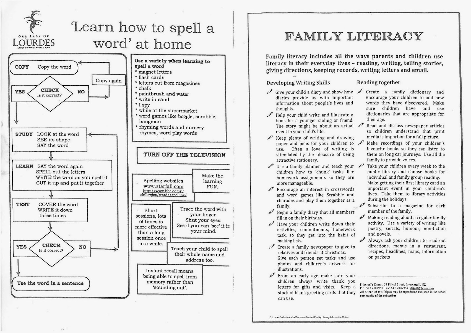 ACTIVE8: Essential Words list