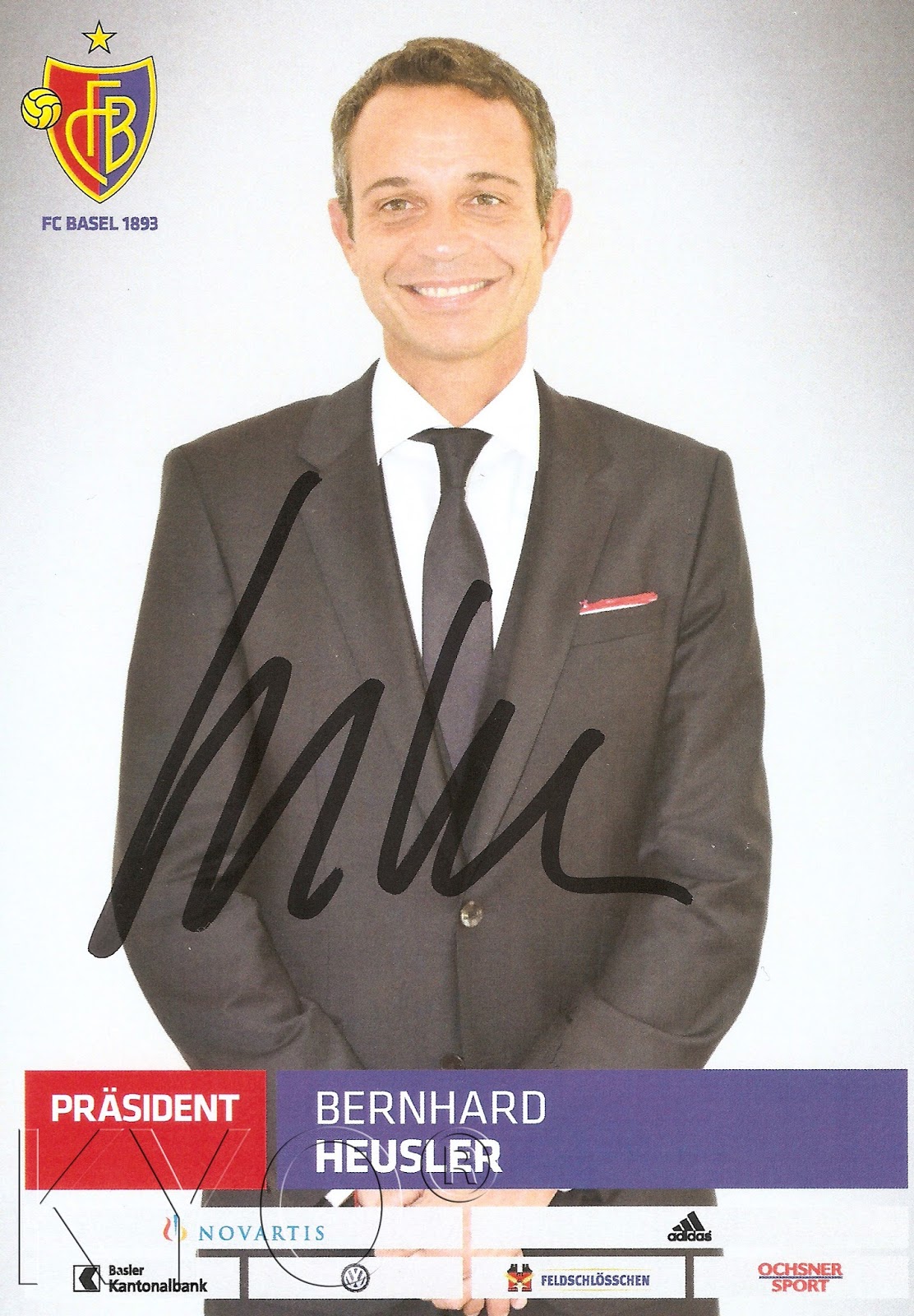 Chris Autographs: Bernhard Heusler