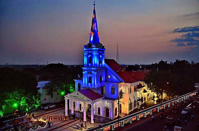 Tamilnadu Tourism: Holy Trinity Cathedral, Palayamkottai, Thirunelveli