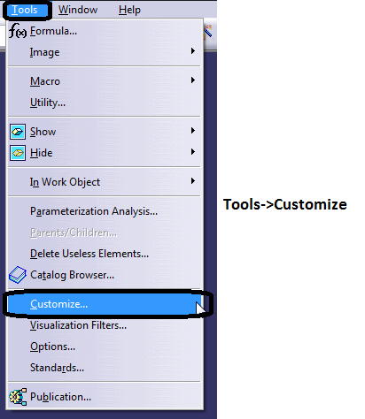Design Tech Academy: CATIA Setting:- How to add Shortcut key on ...